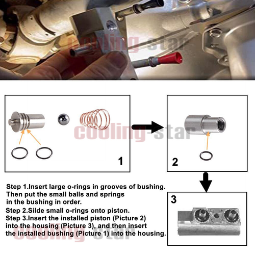 Cooling System Cooler Flow Bypass Valve Kit For Chevy GMC 6L80-6L90 ...