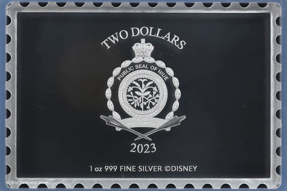 2023 Niue Disney 100th Ann. Steamboat Willie 1 oz Silver Stamp NGC PF70 ...
