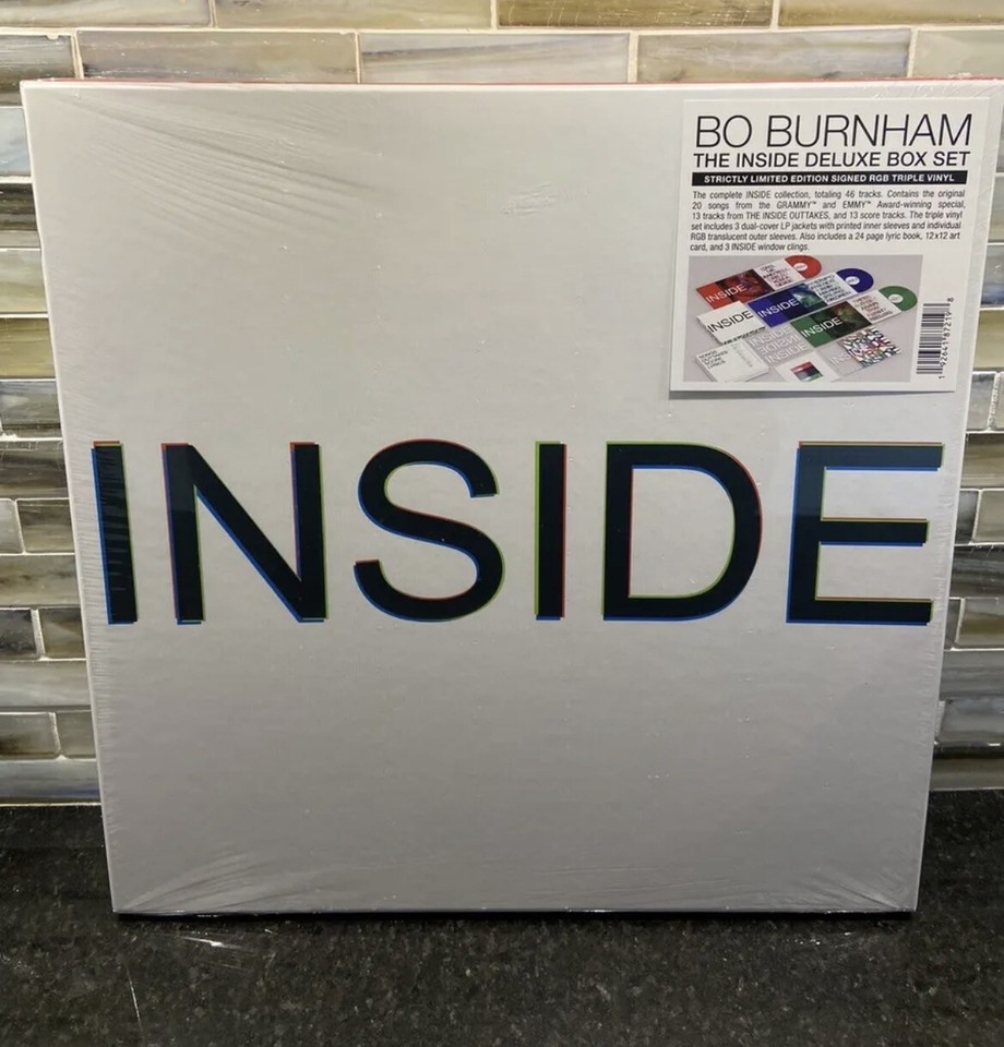 Bo Burnham INSIDE DELUXE SIGNED VINYL BOX SET (RGB VERSION) IN HAND | eBay