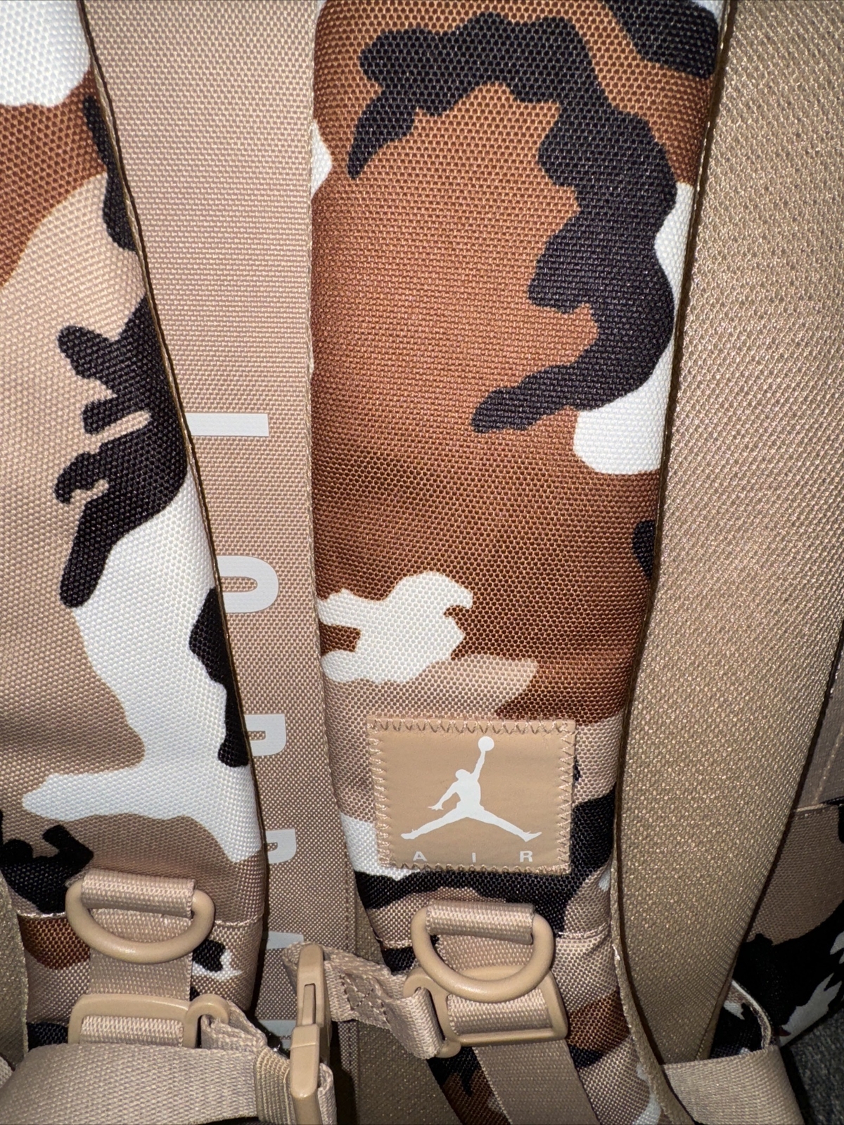 Nike Air Jordan Hesi Backpack Limited Release Sand Camo 15” Laptop Bag ...