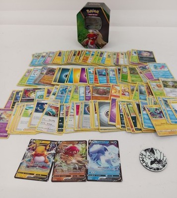 Pokemon Trading Card Bundle Job Lot Collectable TCG With Decidueye Tin ...