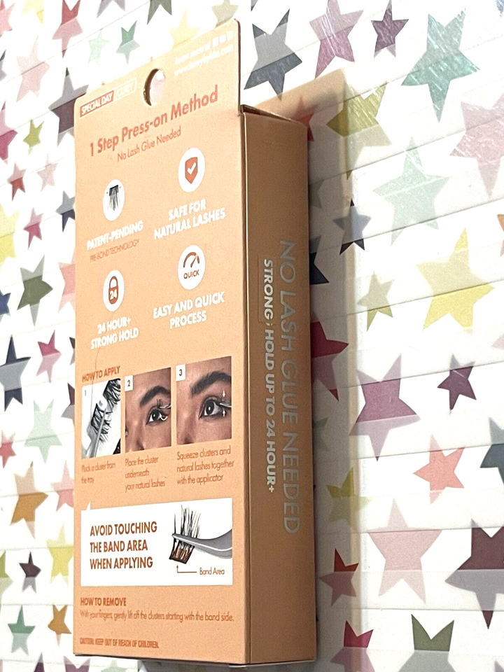 iEnvy Press & Go 18 Cluster Lashes M/L IP09 Special Day Curly No Glue ...