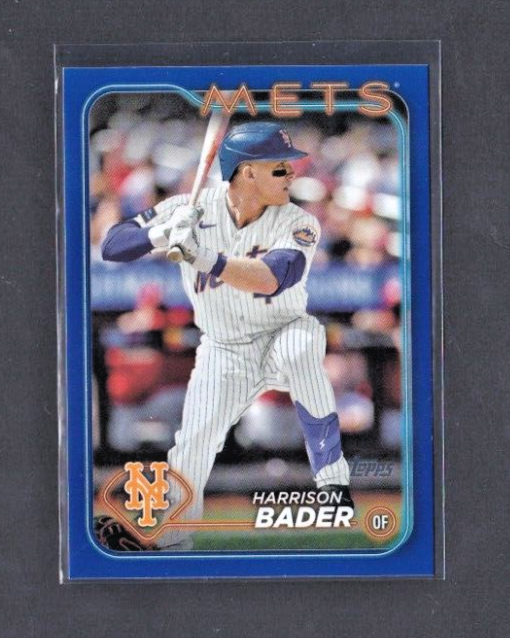 2024 Topps Series II Baseball Harrison Bader Blue Insert/#639/NRMT/Mets ...