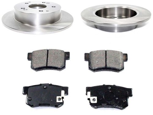 For 2002-2006 Acura RSX Brake Pad and Rotor Kit Rear 79497MZ 2005 2004 ...