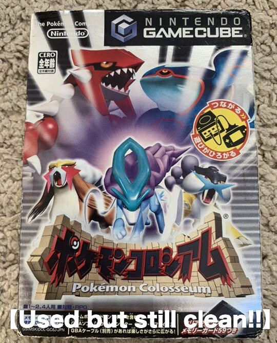 Pokemon Colosseum Nintendo GameCube Complete with Cartridge, Case and ...