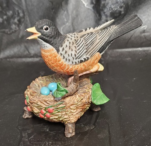 1989 Lenox American Robin Garden Bird Collection Fine Porcelain ...