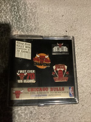 Chicago Bulls 1995-96 Championship Commemorative pin Collection | eBay