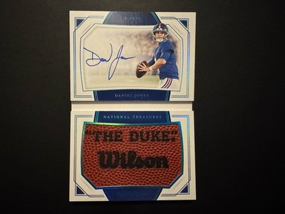2019 Panini National Treasures Rookie Booklet Hand Signed Daniel Jones ...