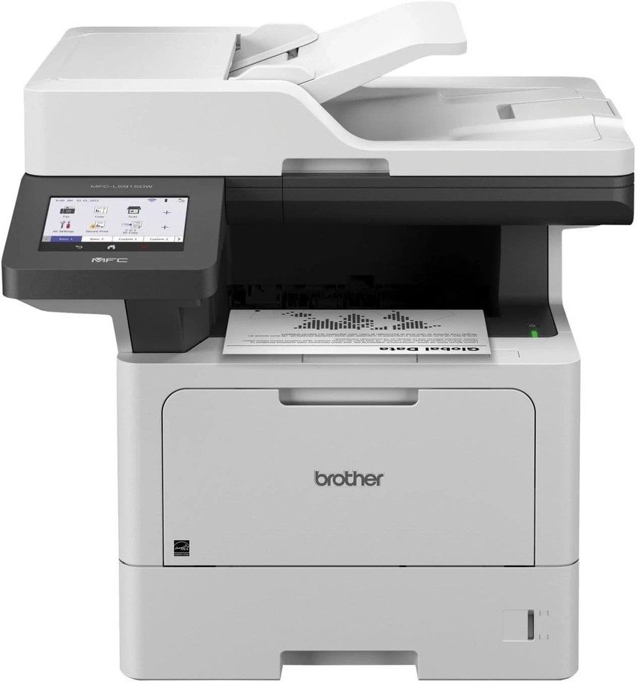 🔥 Brother MFC-L5915DW Business Mono Laser AIO Wireless Duplex Print ...