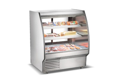 NEW 48 Commercial Meat Case Refrigerator Display Cooler Butcher Deli ...