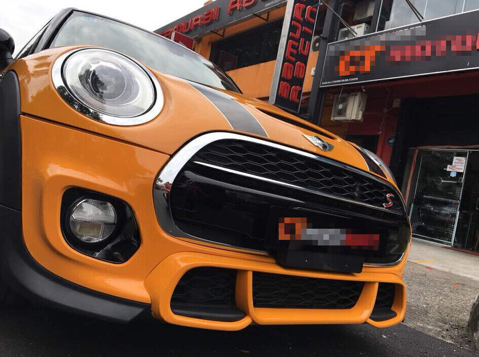 For MINI COOPER F55 F56 F57 FRONT BUMPER COVER NUMBER PLATE MOUNT ...