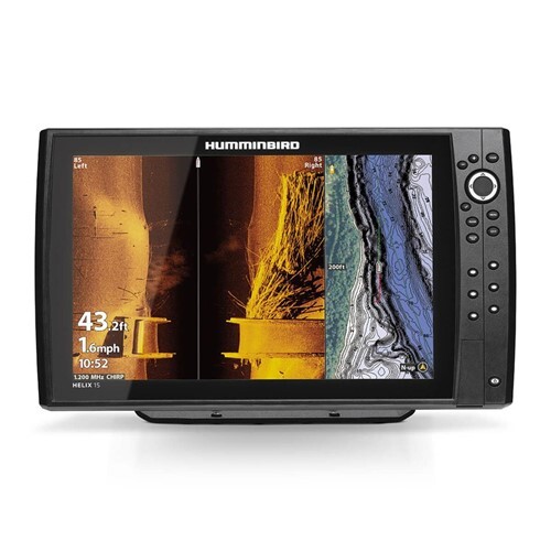 Humminbird Helix 15 Chirp Mega Si+ Gps G4N, No Transducer 411320-1CHO ...