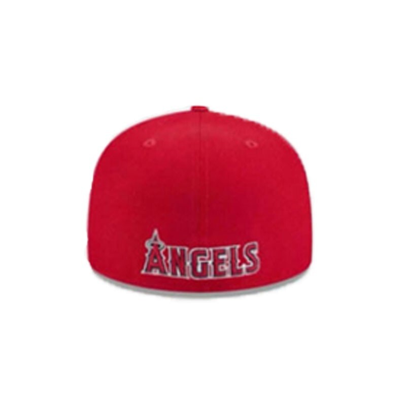 Overlap Hat Los Angeles Angels Red Fitted Cap New Baseball Era 59FIFTY ...