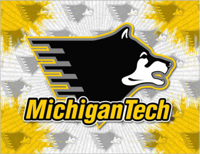 NCAA - Michigan Tech Logo Canvas College Team Logo | eBay