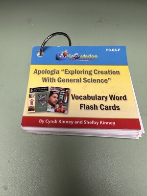Apologia Flash Cards Set, "Exploring Creation With General Science" | eBay