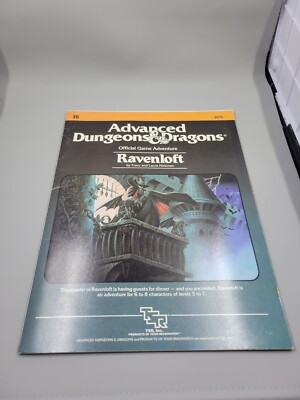 Advanced Dungeons & Dragons Ravenloft 16 TSR 9075 Both Maps | eBay