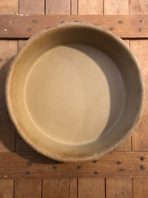 Pampered Chef 8" Round Deep Dish Baking Pan Family Heritage Stoneware ...