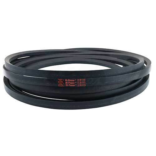 Gates B113 (9003-2113) Hi-Power II Classical Wrapped V Belt B Section ...