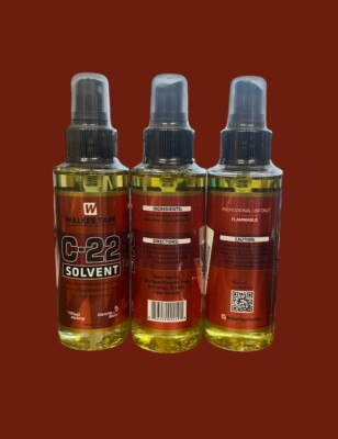 WALKER TAPE C-22 SOLVENT ADHESIVE REMOVER FAST ACTING ( 3 Packs ) 4 OZ ...