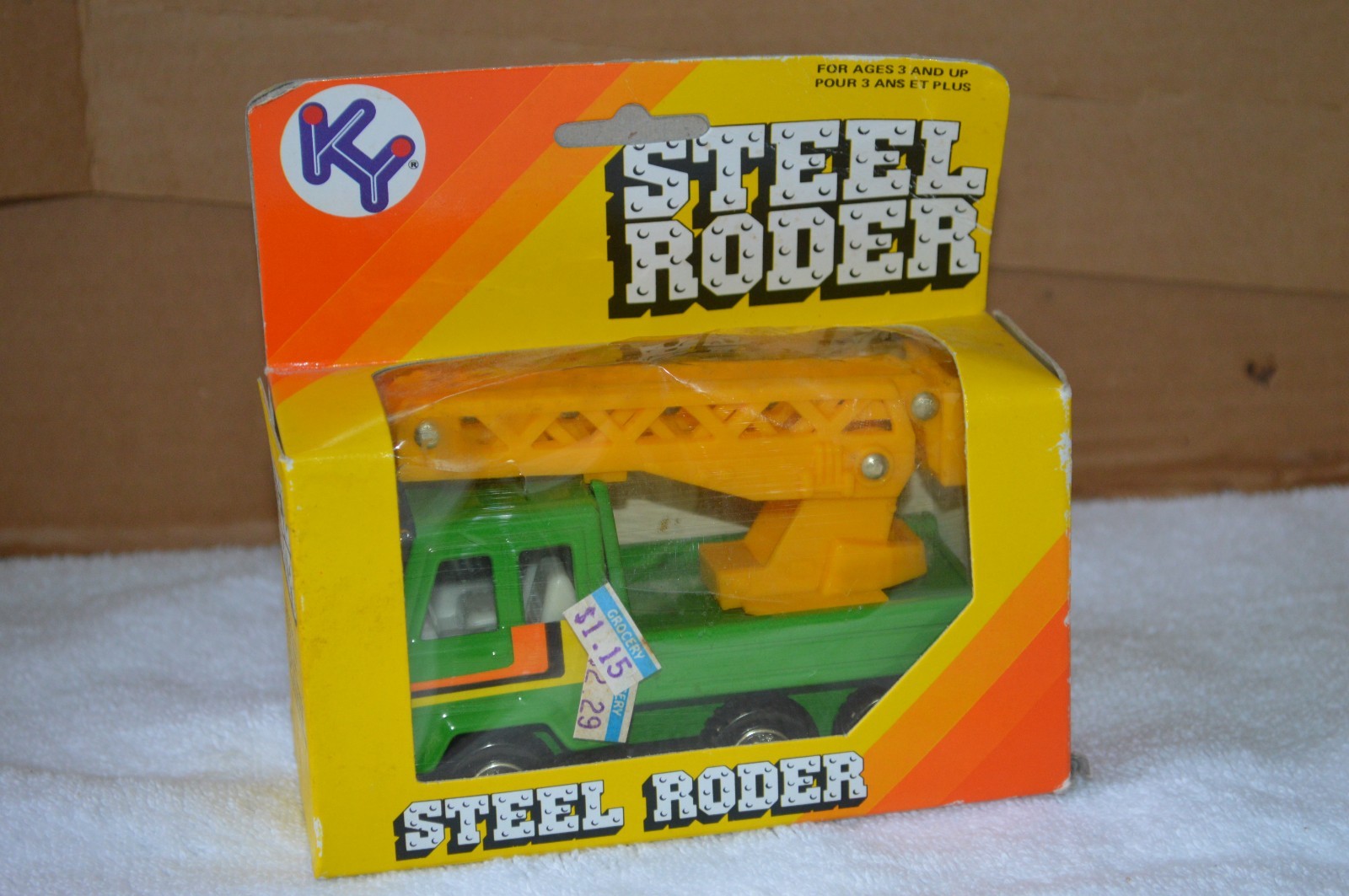 Vtg KY Steel Roder Cherry Picker Kai Yip Metal Die Cast Truck | eBay