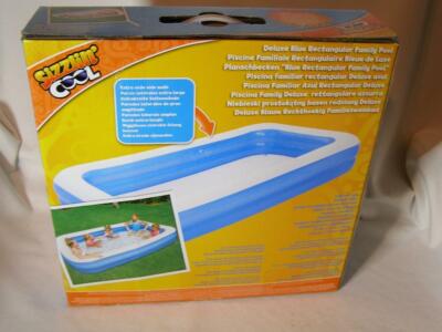 Sizzlin Cool 10 ft x 6 ft x 18 in Deep Inflatable Swimming Pool - NEW ...