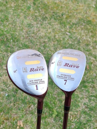 Lady Rave 1 & 7 Woods Calibrated Stainless Steel Red Shaft | eBay
