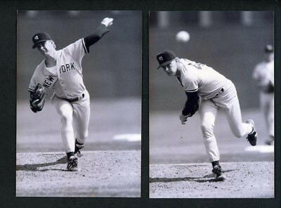 Jeff Johnson LOT of TWO Press Original B&W Photos New York Yankees | eBay
