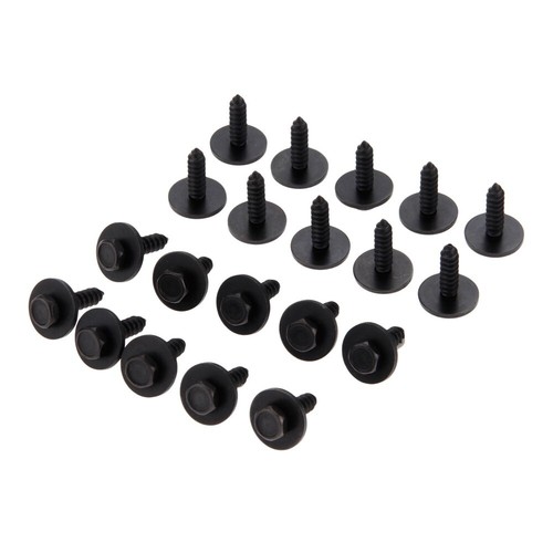 20x 4.7mm Auto Clips Hex Washer Head Fixing Self-Tapping Screws ...
