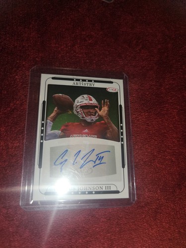 Cephus Johnson III 2023 SAGE ARTISTRY Auto RC Buccaneers Vikings SELA # ...