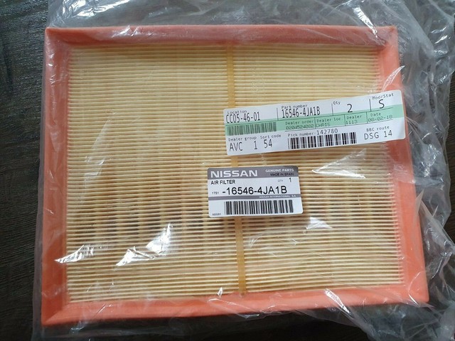 Insolvenzauflösung Nissan-Werkstatt Nissan Luftfilter 16546-4JA1B ...