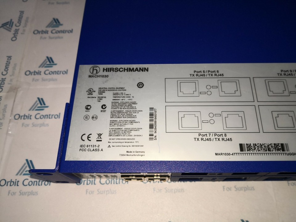 Hirschmann Industrial Switch MACH1030 | eBay
