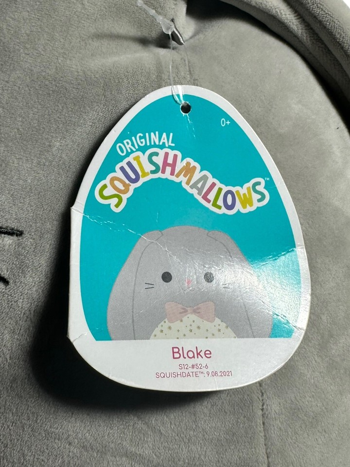 Squishmallows Blake the Bunny 12in Easter Egg Kellytoy NWT | eBay