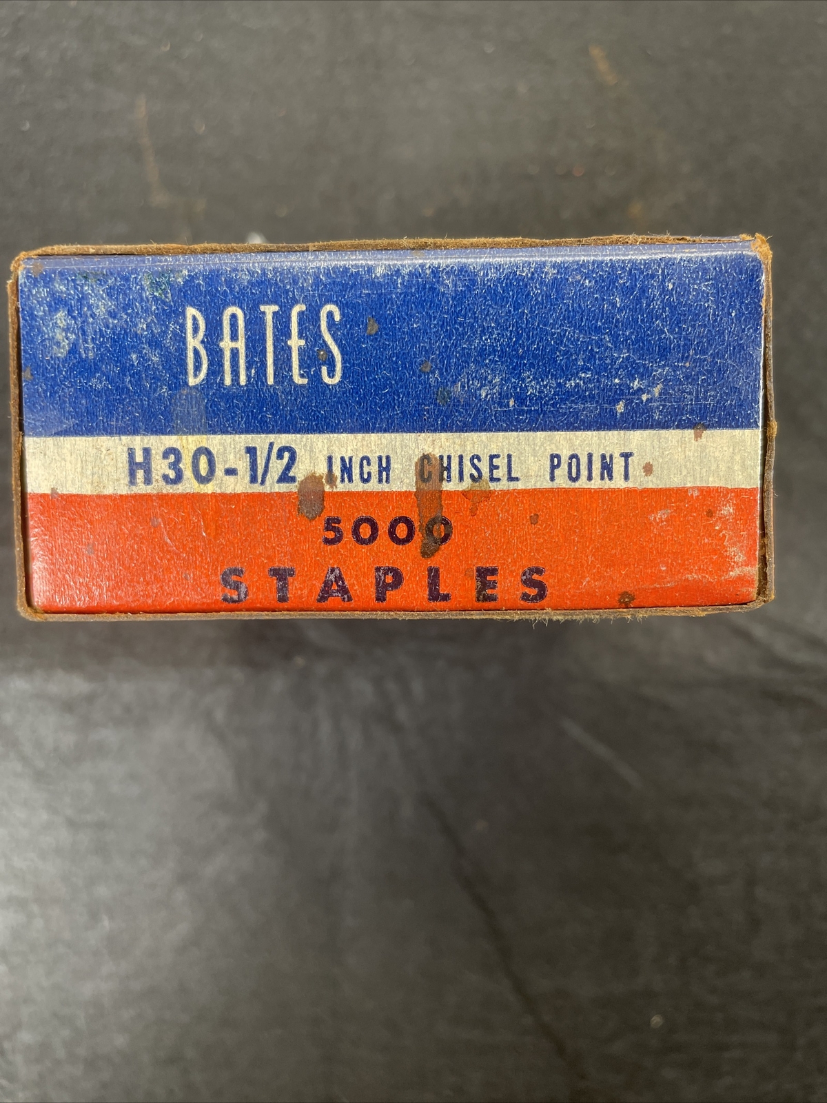 7000 Bates H30 1/2" Chisel Point High Carbon Wire Staples Made in USA ...