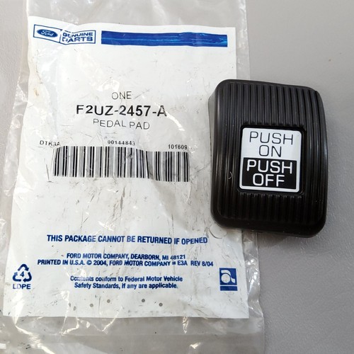 New Genuine Ford F2UZ-2457-A Parking Brake Pedal Rubber Cover Pad 92-99 ...