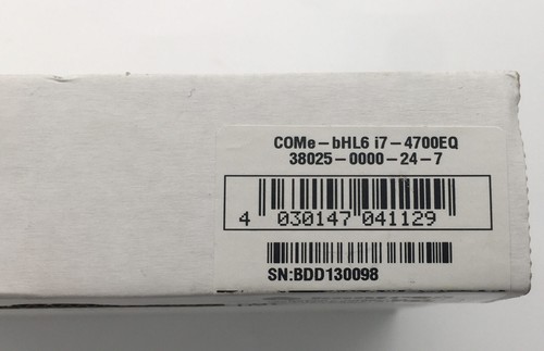 Kontron Come-Bhl6 I7-4700Eq, 38025-0000-24-7 Rev:0101 000009 | eBay