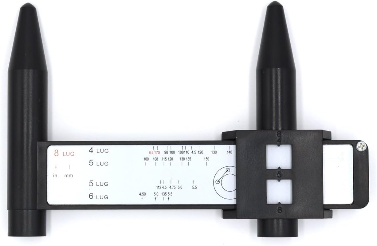 Wheel/Stud Bolt Pattern Measuring Tool/Pcd Ruler - 4 5 6 8 Holes Lug ...