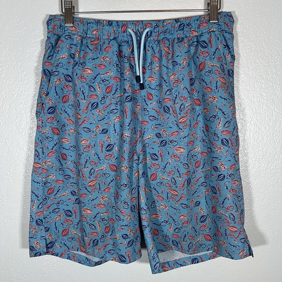 Peter Millar Seaside Collection Swim Trunks Men's Medium Drawstring ...