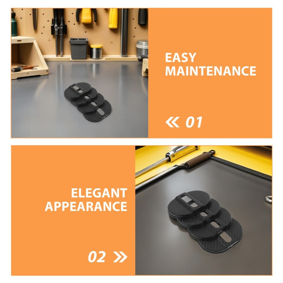 40pcs Car Door Lock Cover - Plastic Anti-Noise Automotive Car Latch ...