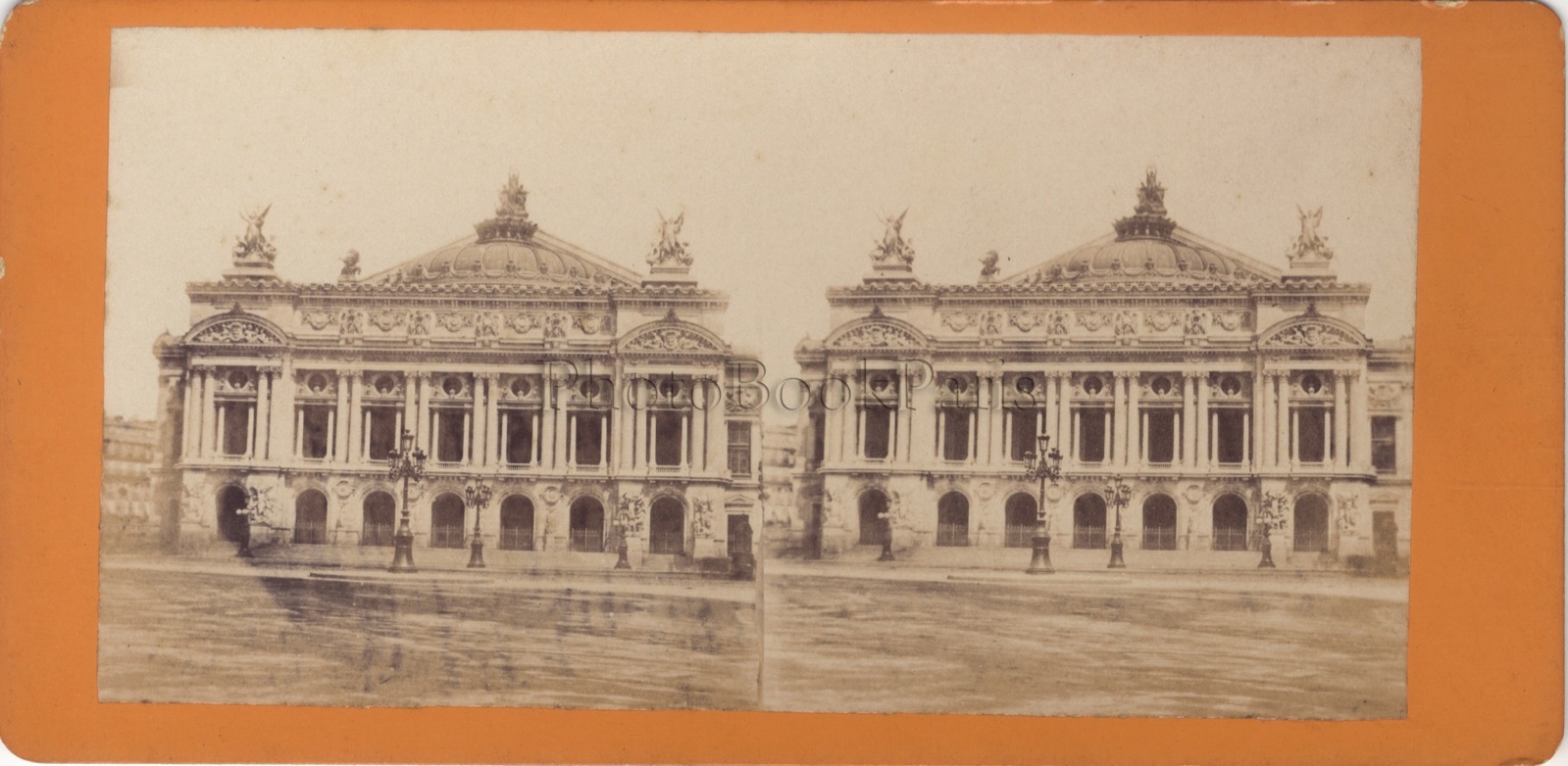 Opéra Garnier Paris Frankreich Stereo Stereoview Vintage Albumin Ca ...