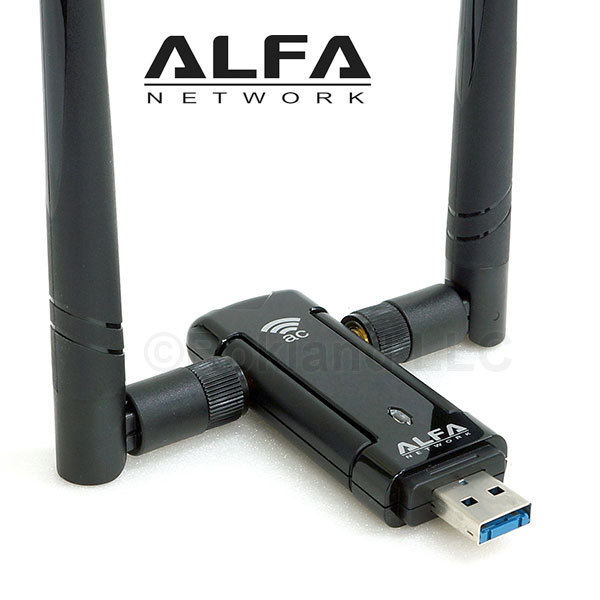 Alfa AWUS036ACM 867Mbps Long Range Dual Band Wi-Fi USB Adapter for sale ...