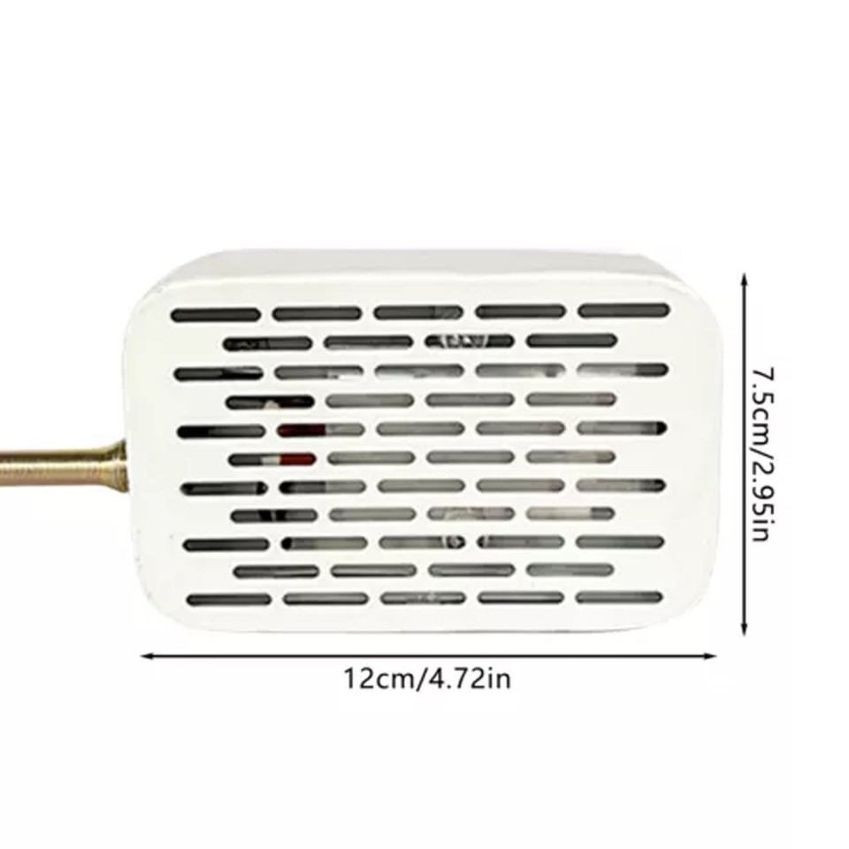 Bird Heater For Cage Bird Heat Lamp Metal Chew-Proof For Lizards Snake ...