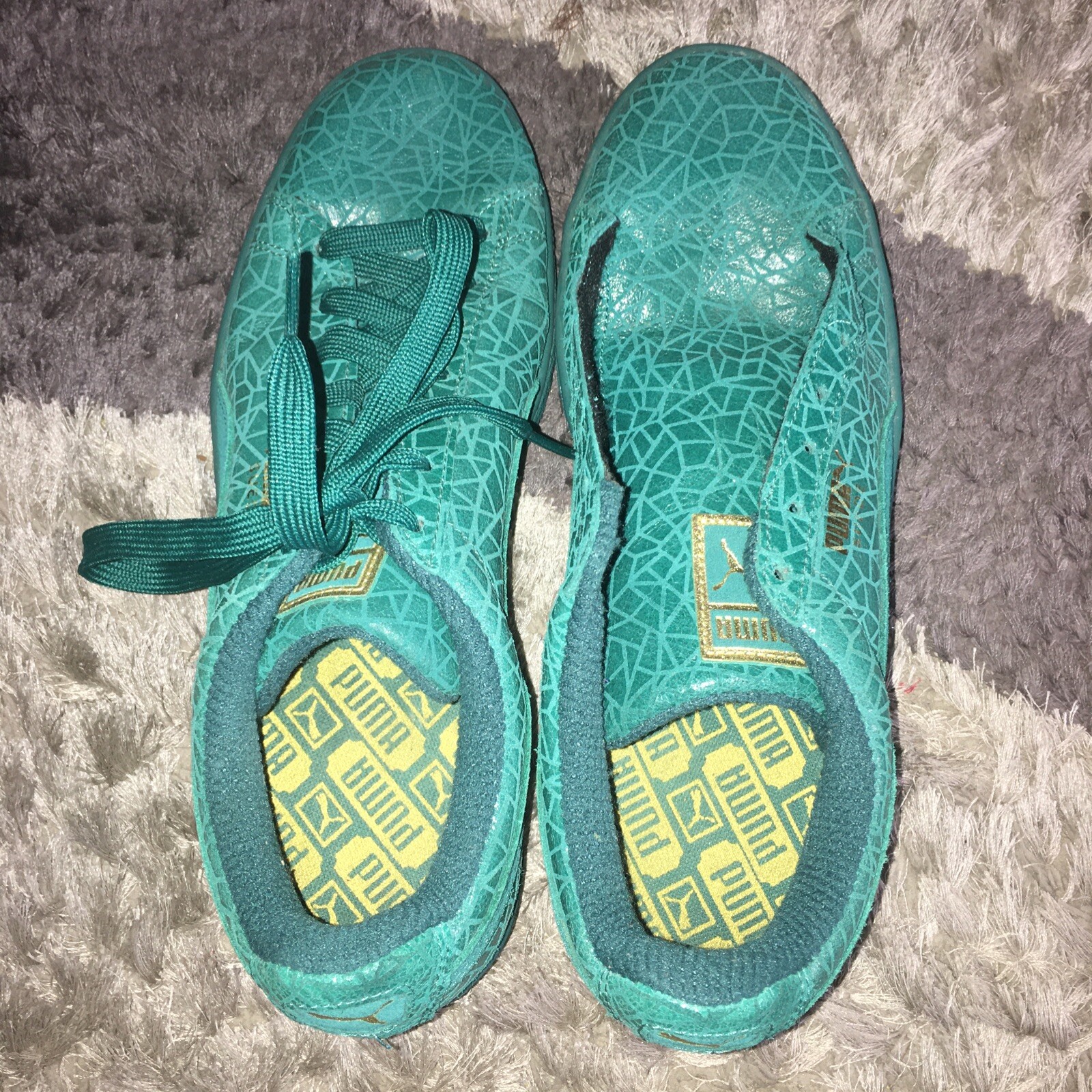 Puma Mens Size 10 Suede Haribo Green Sneakskin Shoes Sneaker 382565 01 ...