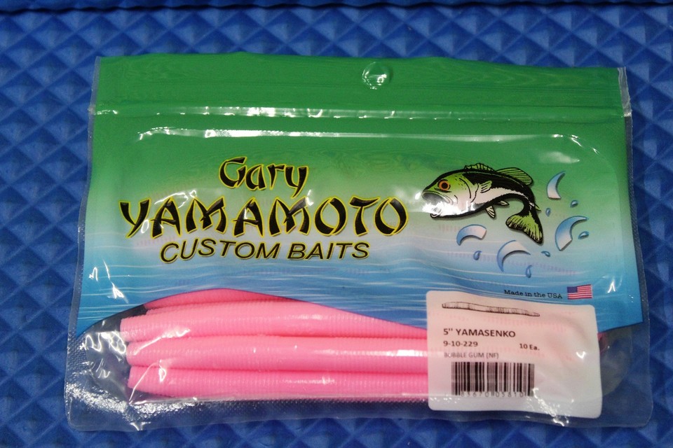 Gary Yamamoto 5" Yamasenko Custom Baits 9-10 Series 10 Pack CHOOSE YOUR ...