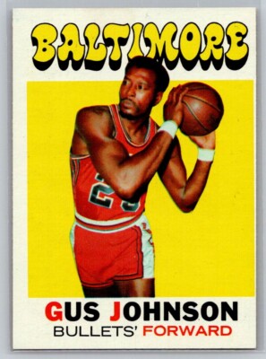1971 Topps #77 Gus Johnson DP Baltimore Bullets Card | eBay