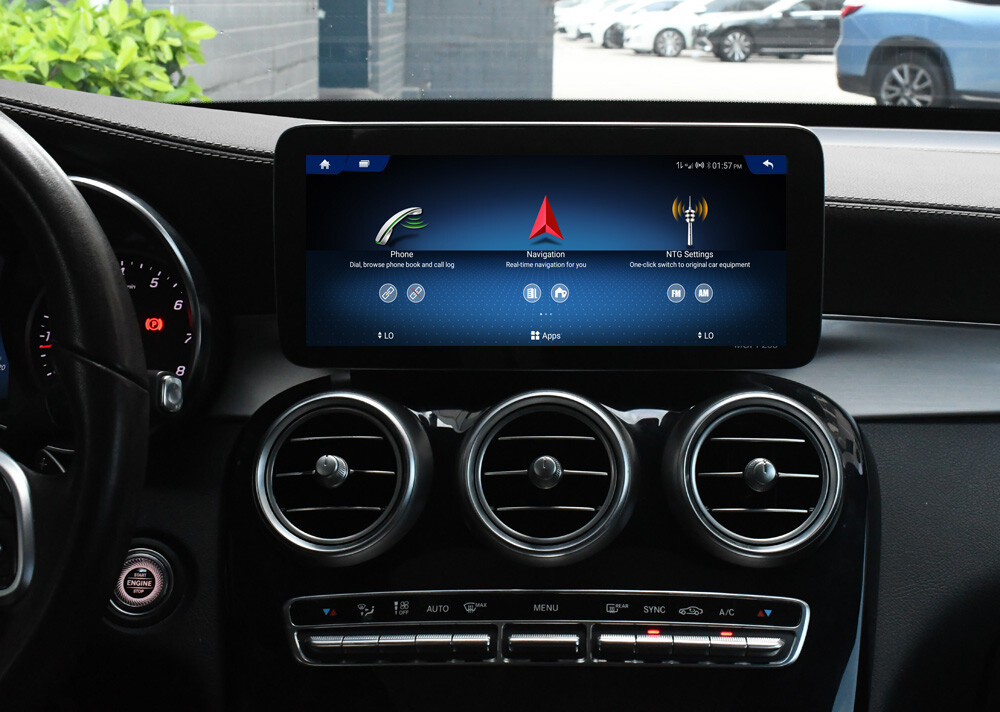 12.3inch Touch Screen for Benz W205 C C300 GLC 2015-2018 Carplay ...