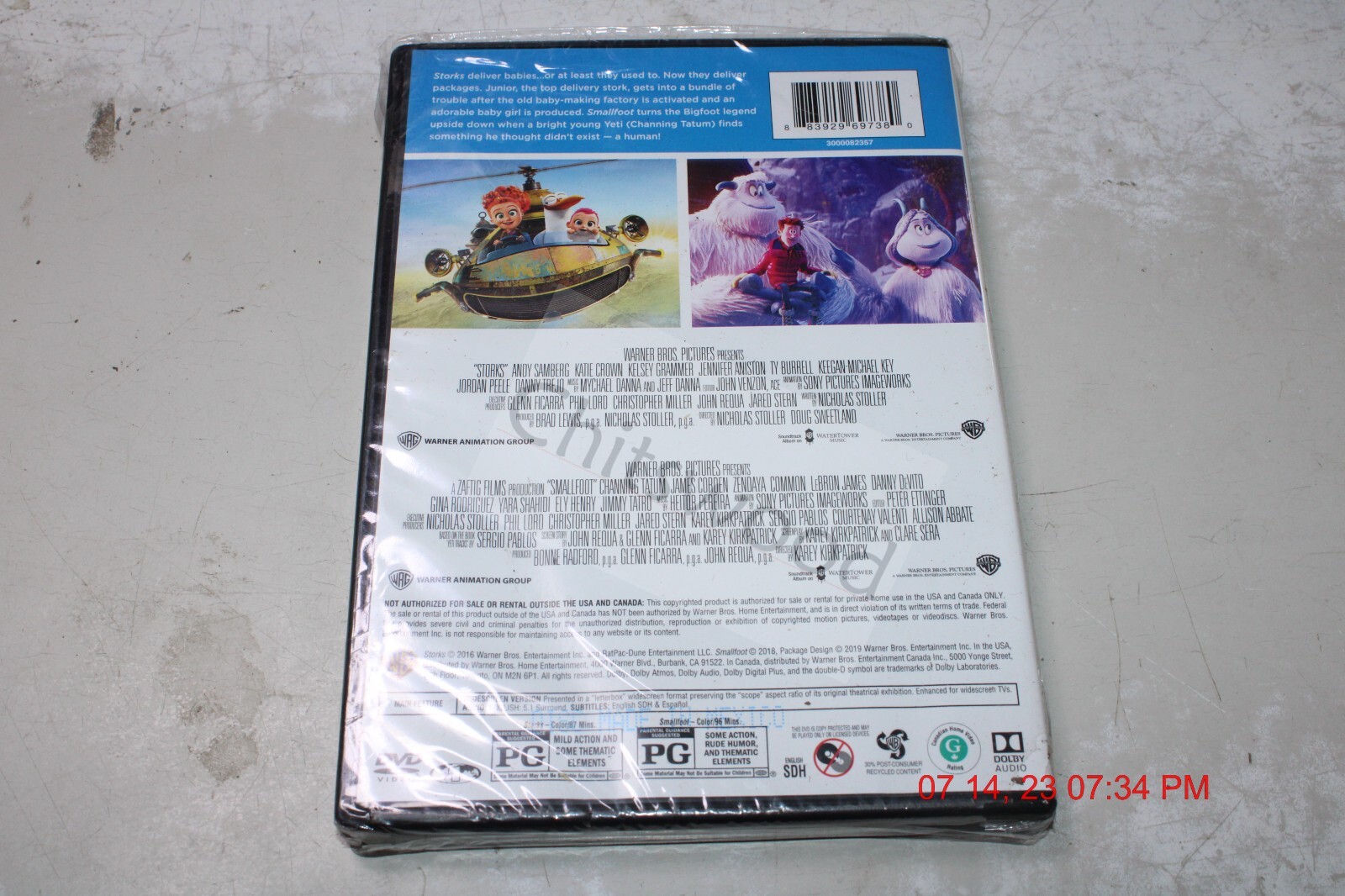 Storks/Smallfoot (DVD) for sale online | eBay