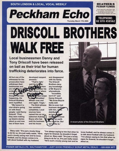 Only Fools and Horses The Driscoll Brothers Peckham Echo Front Poster ...