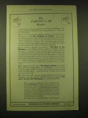 1918 Frederick A. Stokes Company Ad - The Particular Reader | eBay