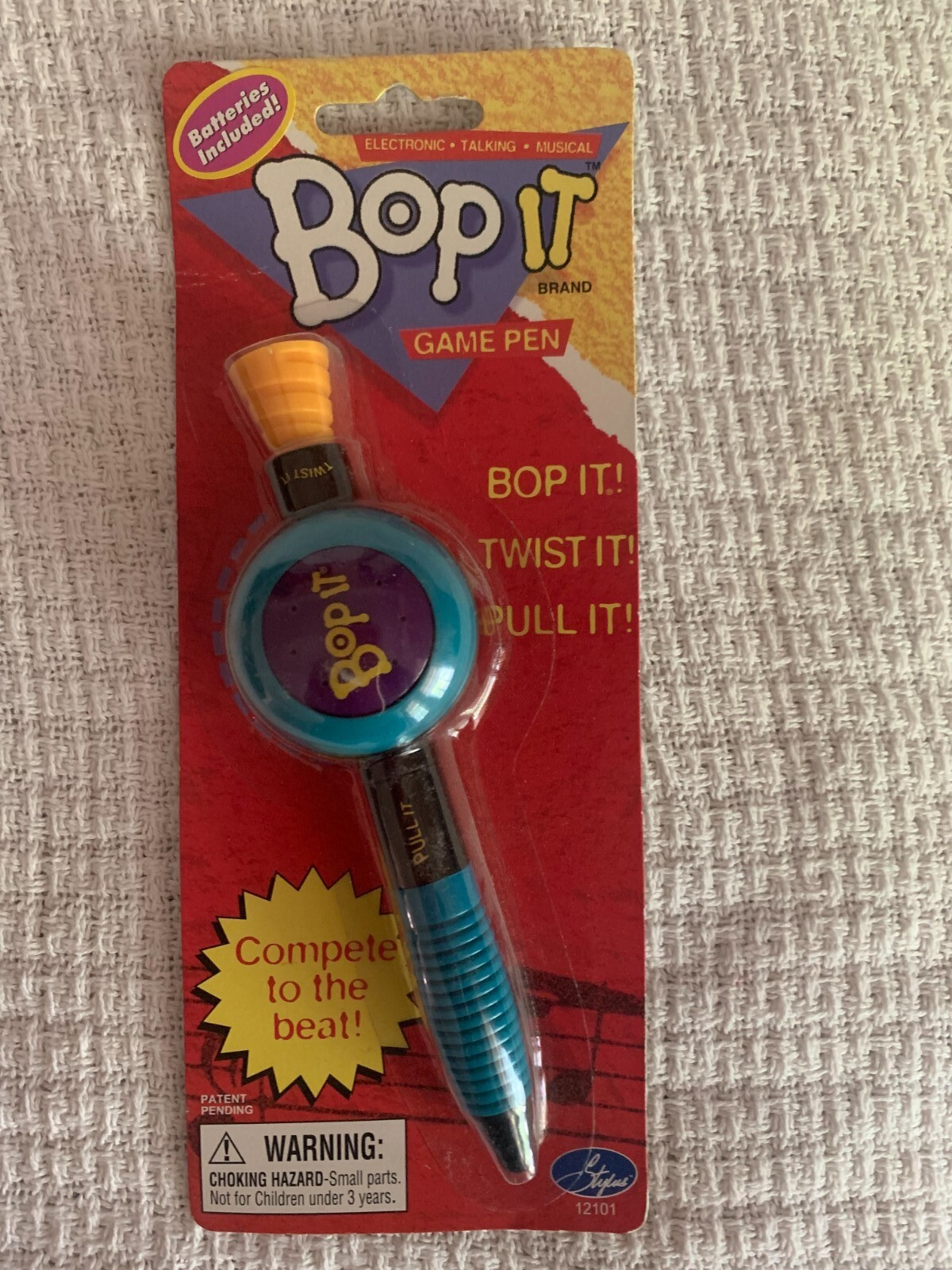 Bop It Ballpoint Pen Electronic Handheld Miniature Game Hasbro 2001 ...