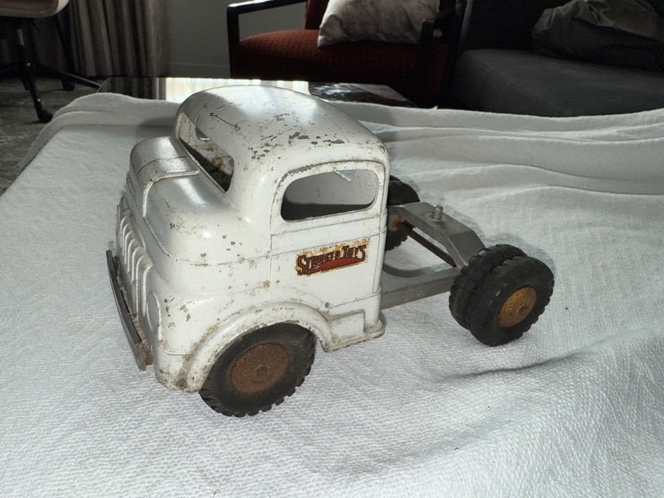 Vintage Structo Toy White Semi Truck Cab C-3044 White 1950s | eBay
